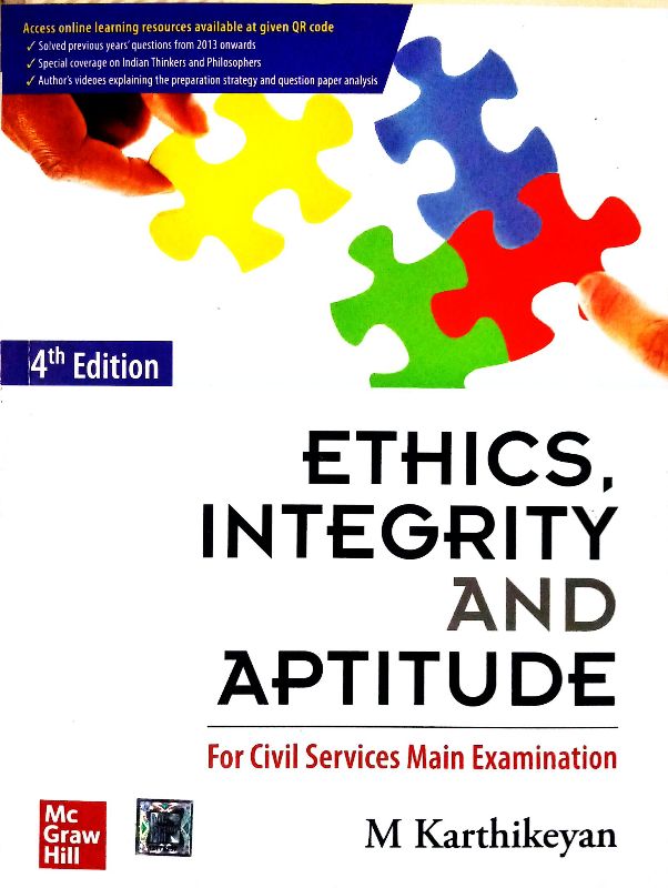 Ethics integrity and Aptitude by M Karthikeyan in MC graw hills in ...