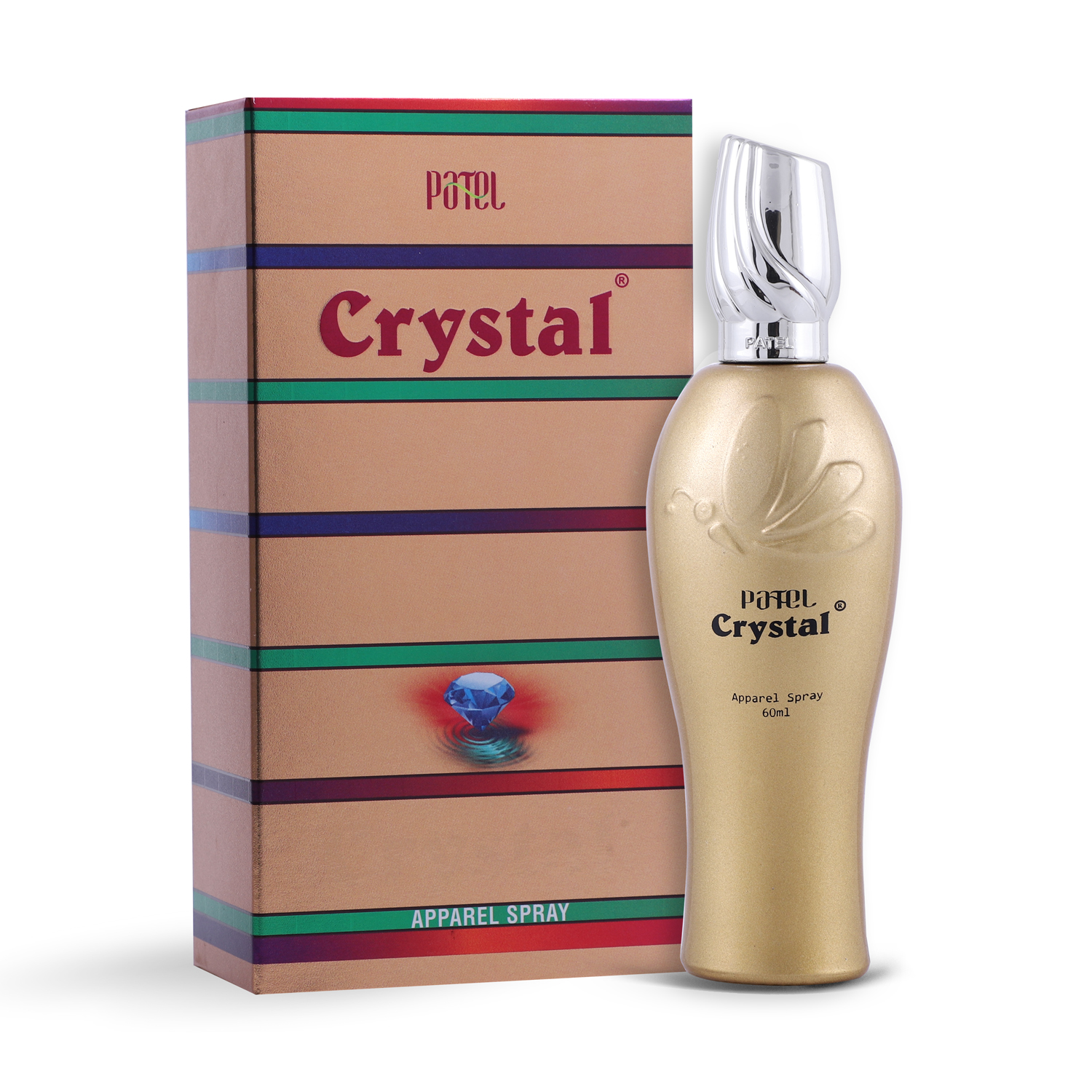 PATEL CRYSTAL 60 ML APPAREL SPRAY - PATEL PERFUMES