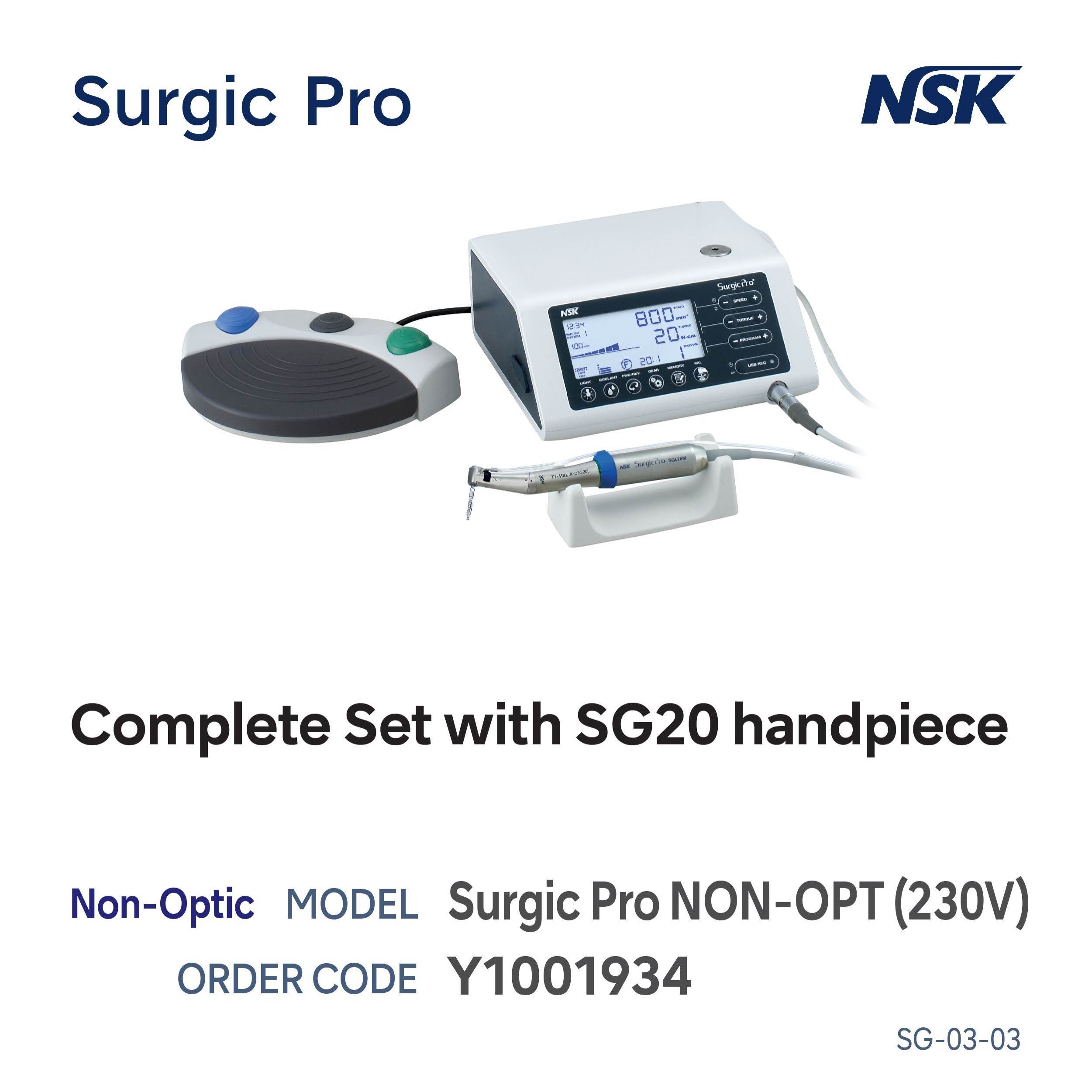 SURGIC PRO NON-OPT 230V,WITH S-MAX SG-20 HPS - Y1001934 - Confident ...