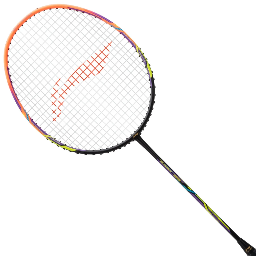 Li-Ning Turbo 99 Badminton Racquet - (Black/Orange) - Warrior Sports ...