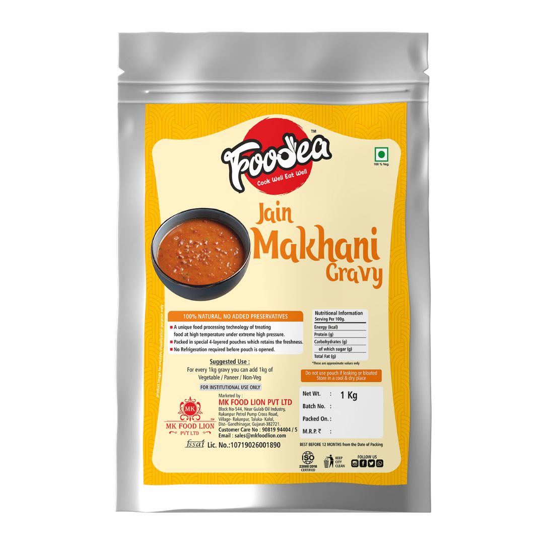 Jain Makhani Gravy - TIO Foods