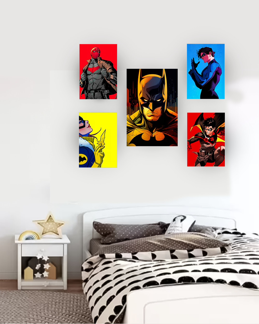 Batman & Family Wall Collage Kit | Pack Of 5 Posters