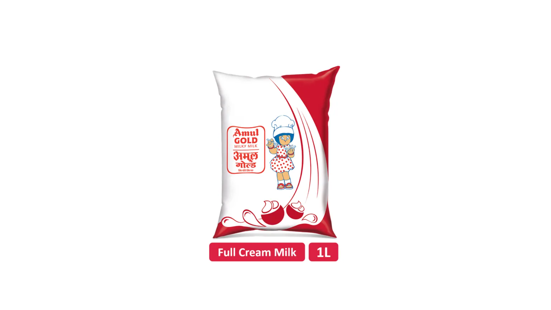 Amul Gold Full Cream Fresh Milk 1L - Ghar Jaisi Baat