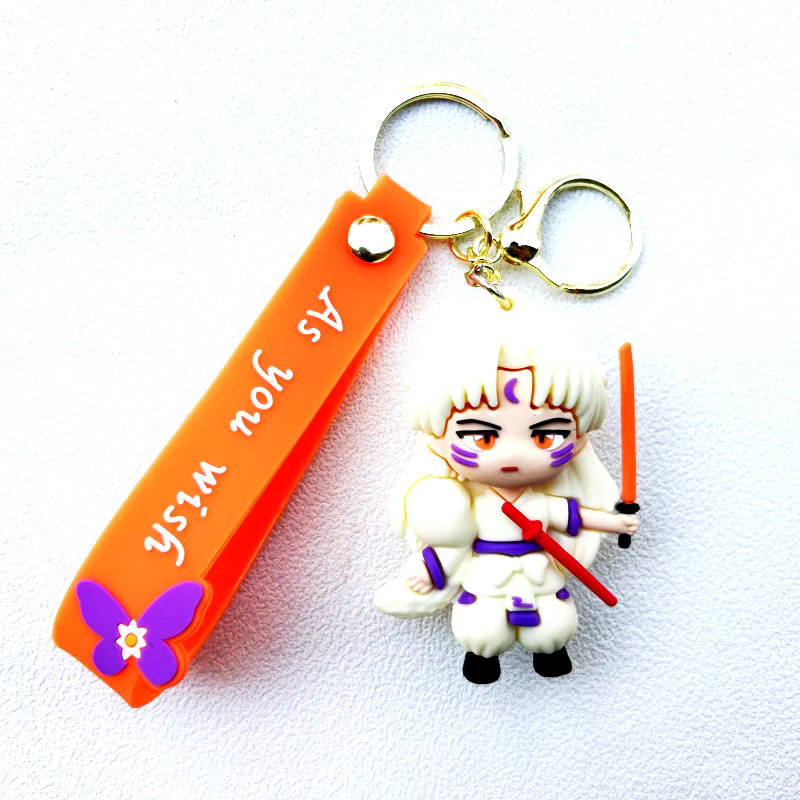 Inuyasha Doll Silicone Keychain - Manga Store