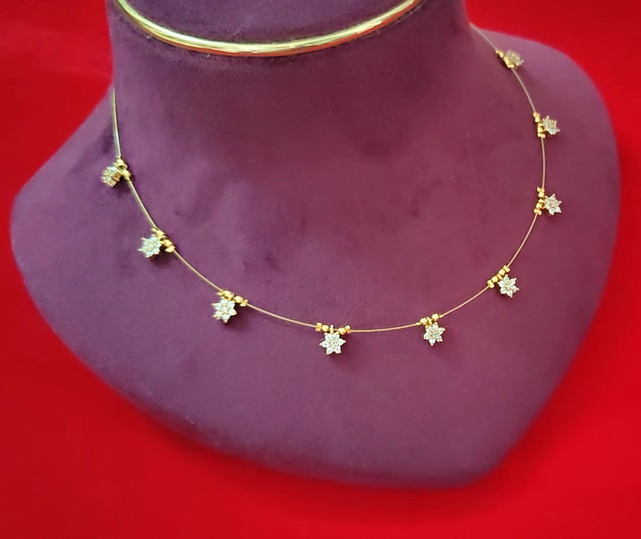 Invisible Chain with Star Lockets - CHARANI EXCLUSIVE