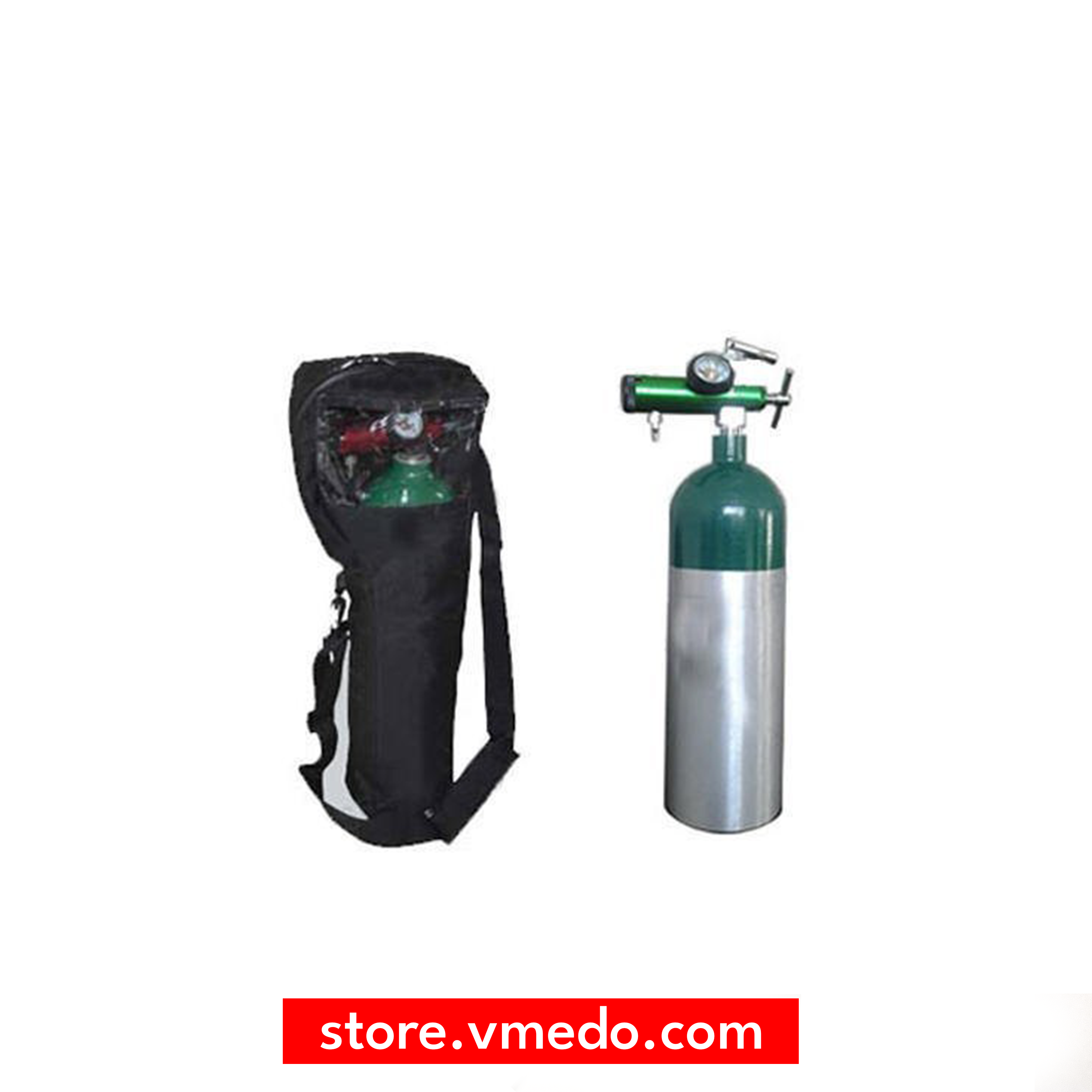 Portable Oxygen Cylinder kit (2.2lit) - VMEDO Store
