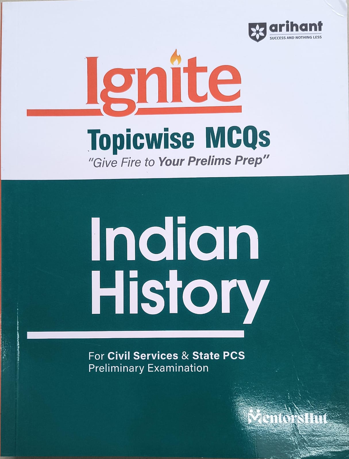 Ignite Topicwise MCQs Indian history by arihant publication in English medium - Target Groups 123