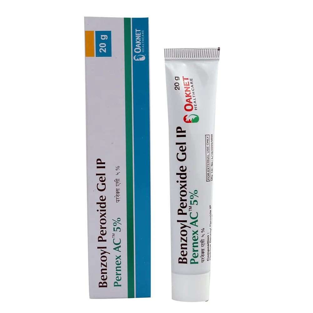 Pernex AC 5% Benzoyl Peroxide Gel 20gm - MedMarts