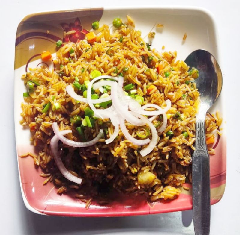 Chicken Soya Fried rice - eMVee Restaurant