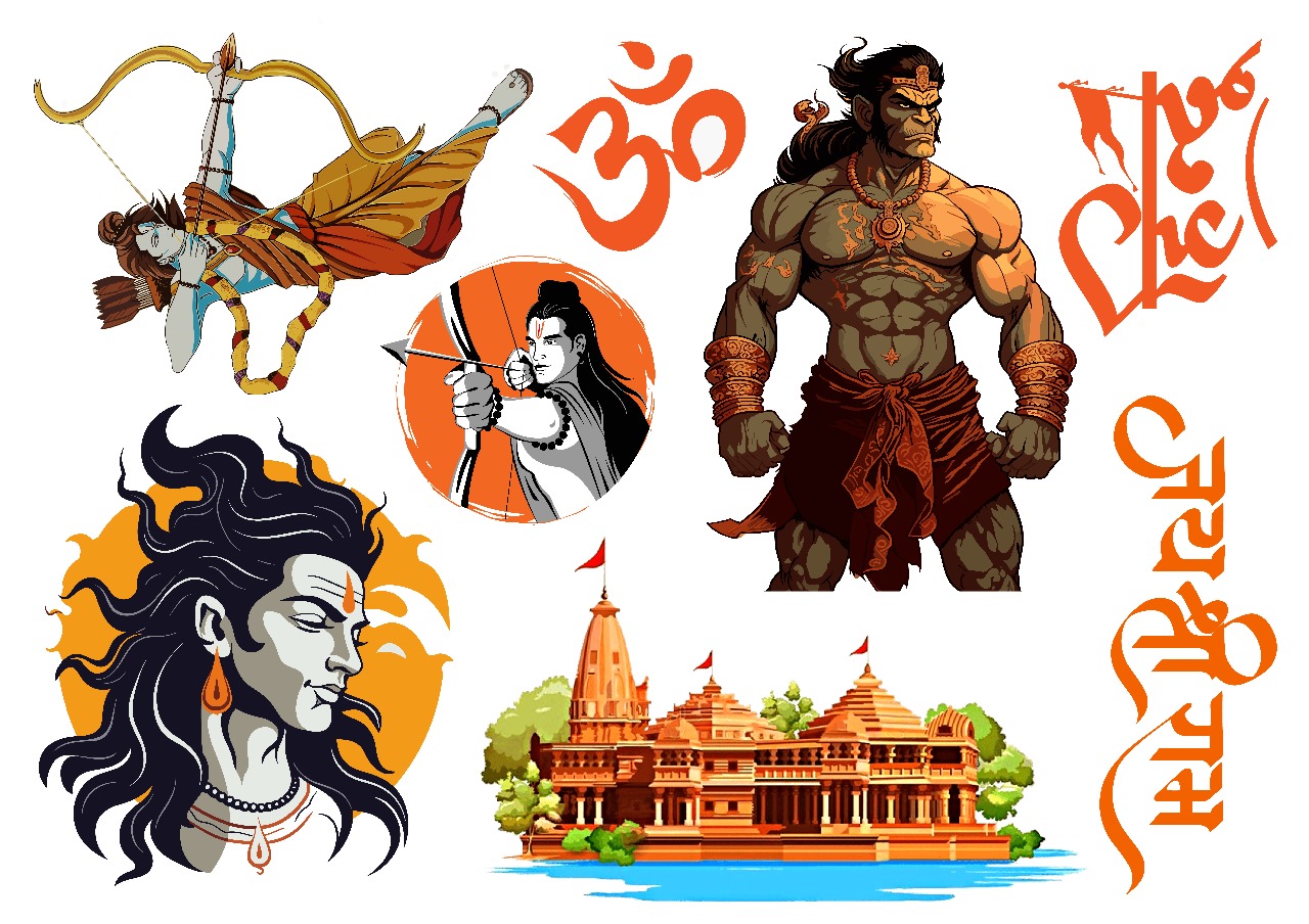 Hanuman Sheet Sticker - Namu Customs