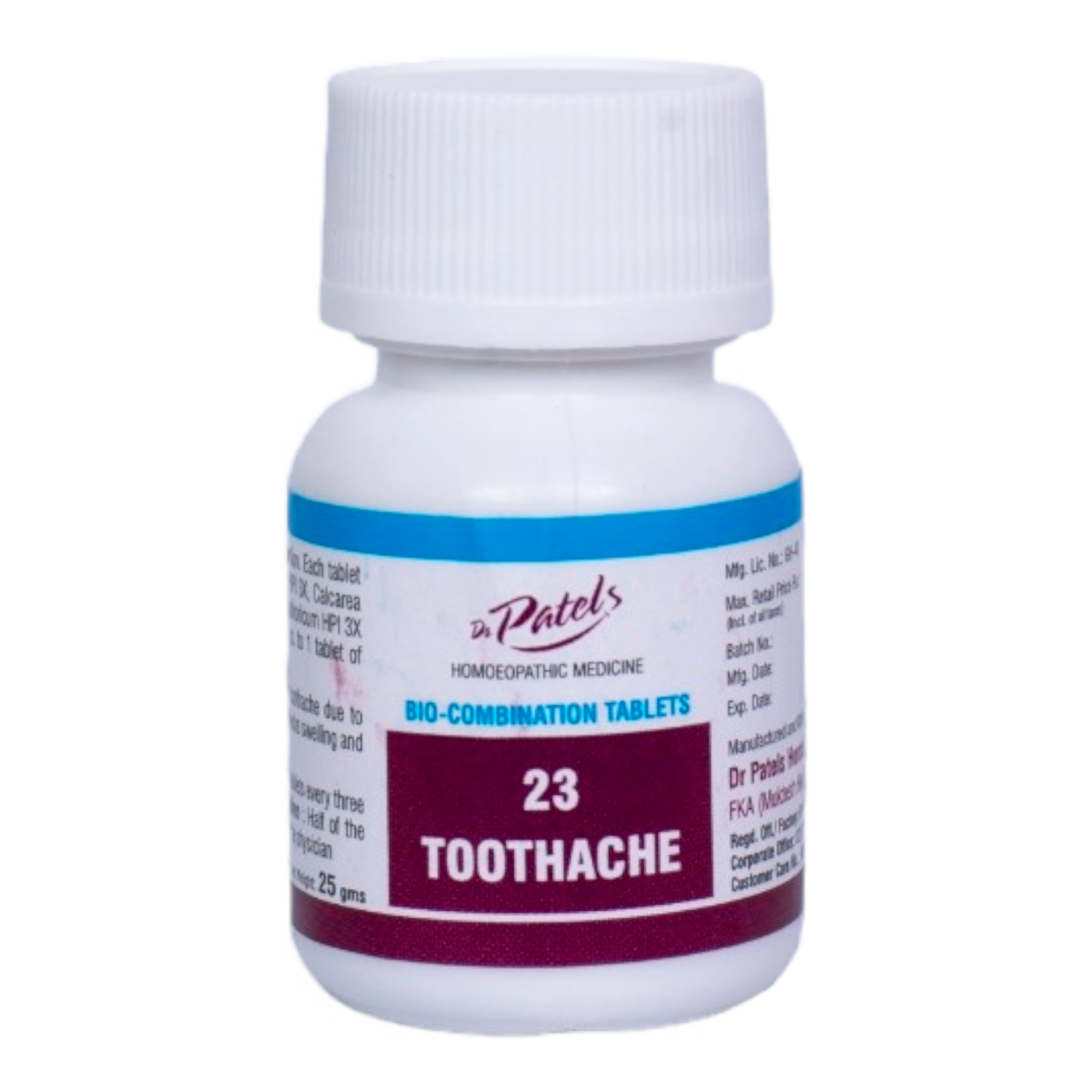 23 Toothache - Dr.Patels Homeopathic Medicines