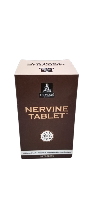 Dr. Veda's Nervine Tablet - 60 Tablets - PANASIA HERBAL PRIVATE LIMITED