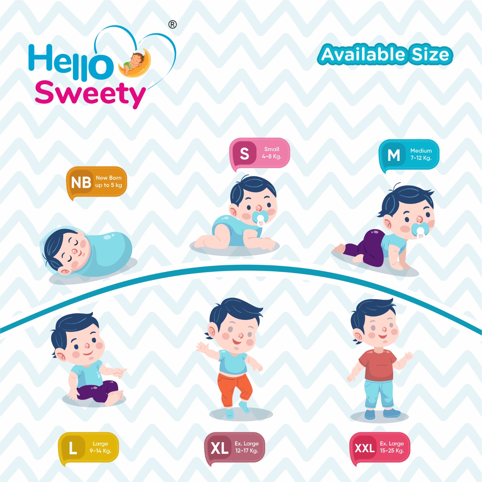 Diapers - Hello Sweety