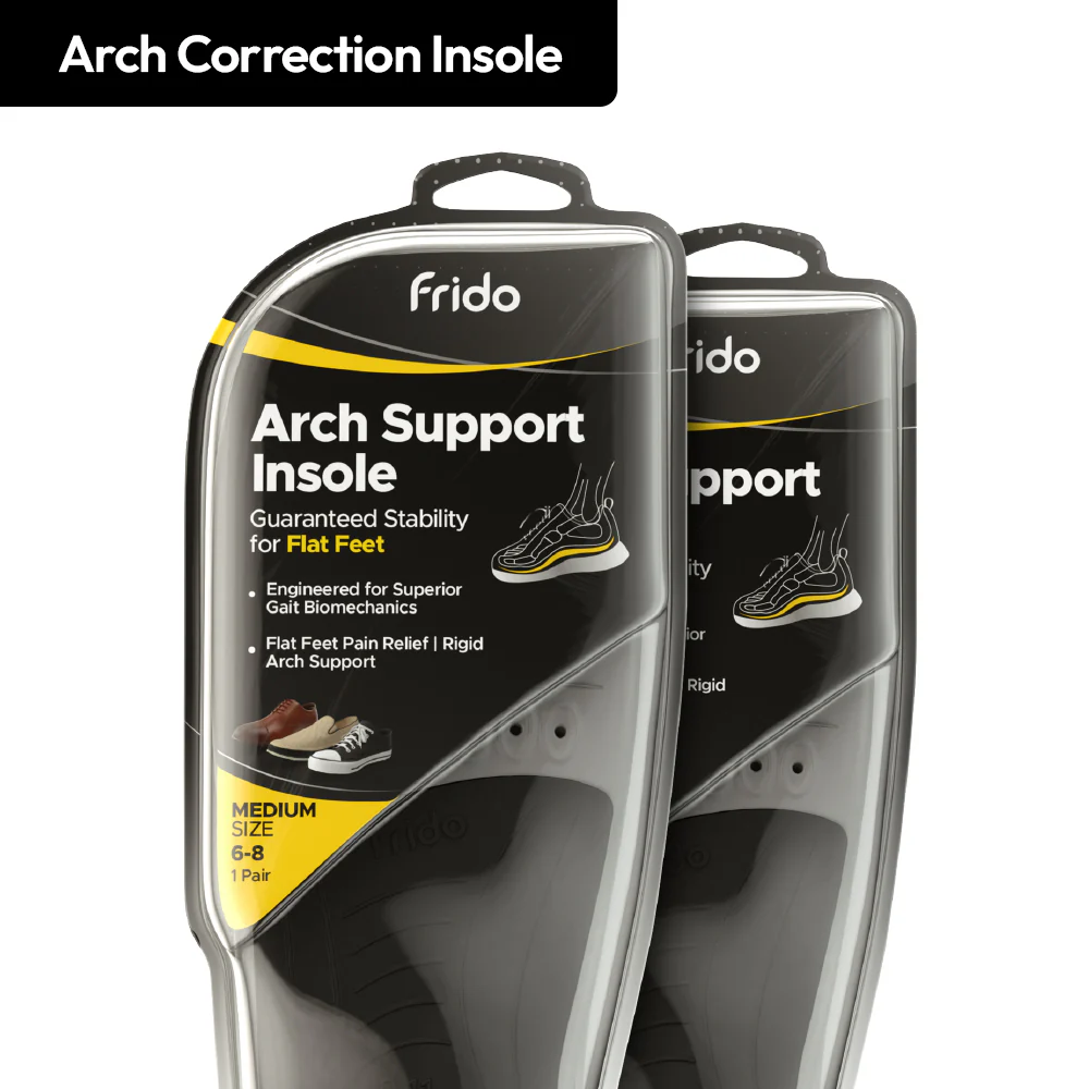 Frido Arch Support Insoles - (Rigid) - Warrior Sports (India)