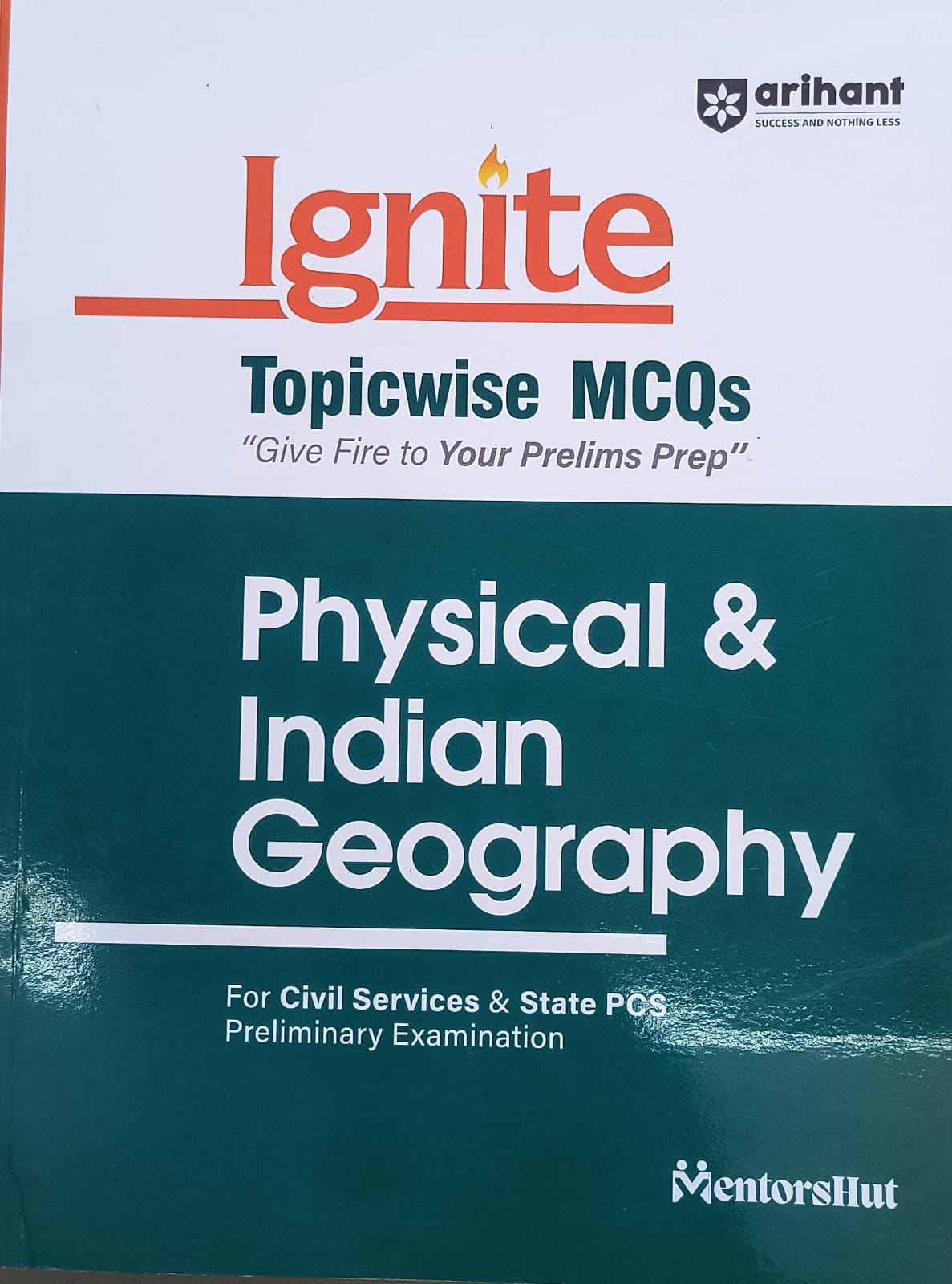 Ignite Topicwise MCQs Physical & indian Geography by arihant publication in English medium ...