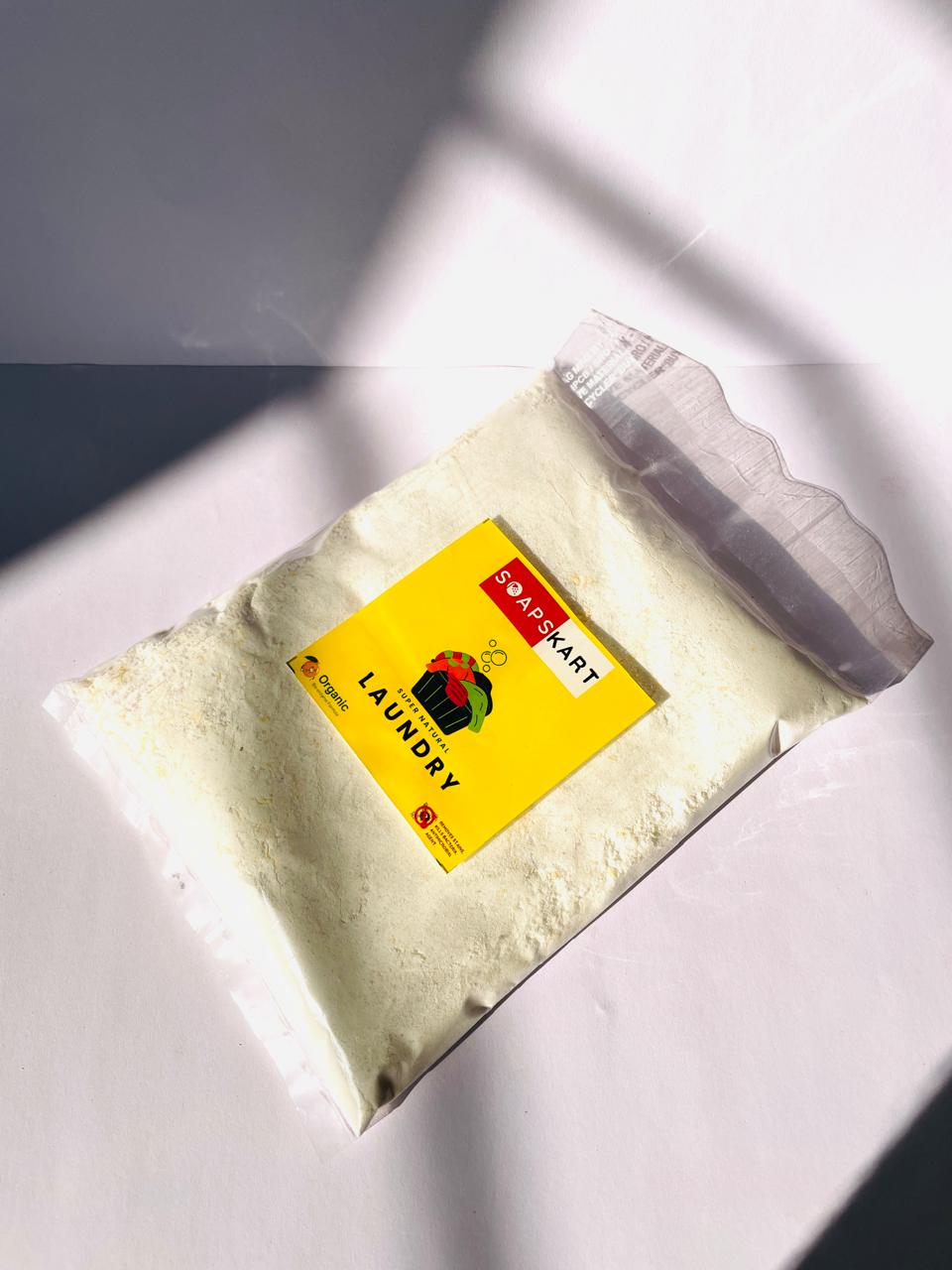 Laundry - Natural Detergent Powder [ 500g ] - SoapsKart.com