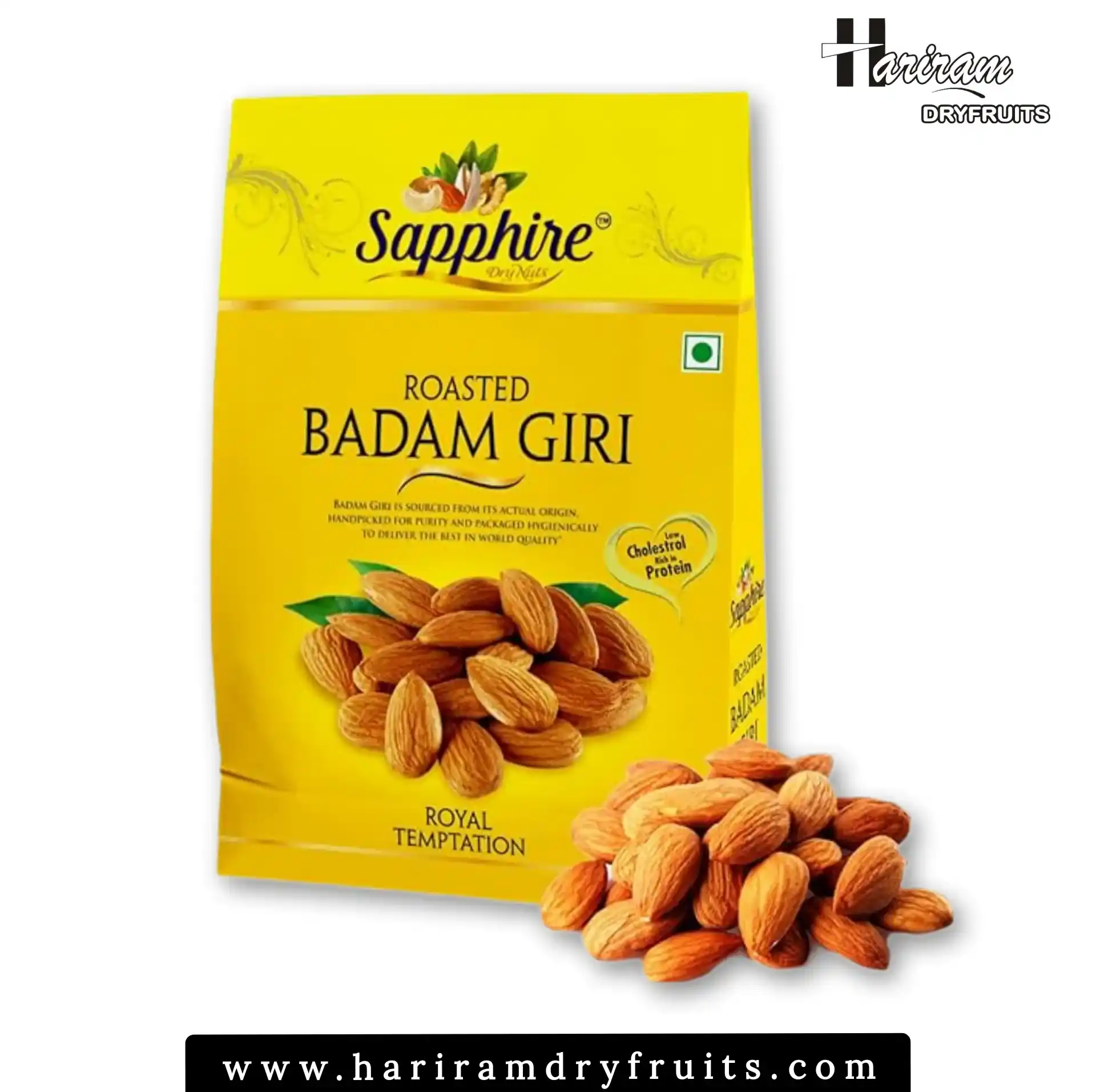 Roasted Badam 250g (Sapphire) - Hariram Dryfruits