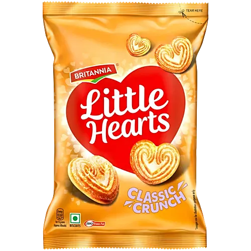 Britannia Little Hearts Classic Crunch - Square Bazar