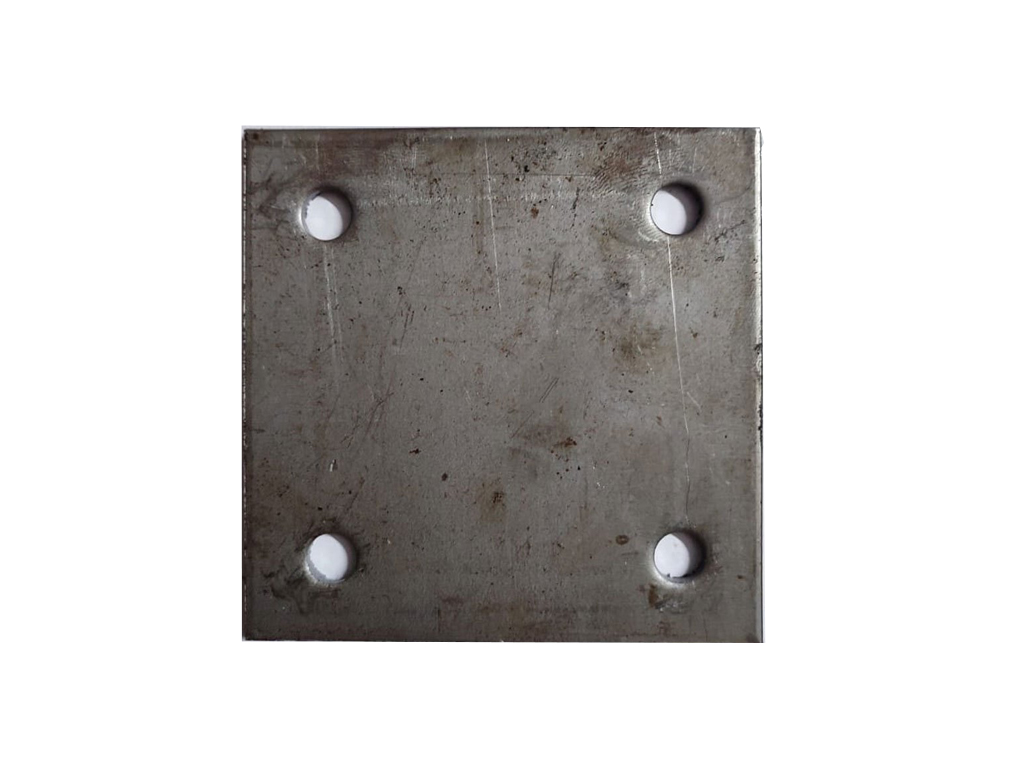 M S Square Plate 4*4(Hole) - IHDC
