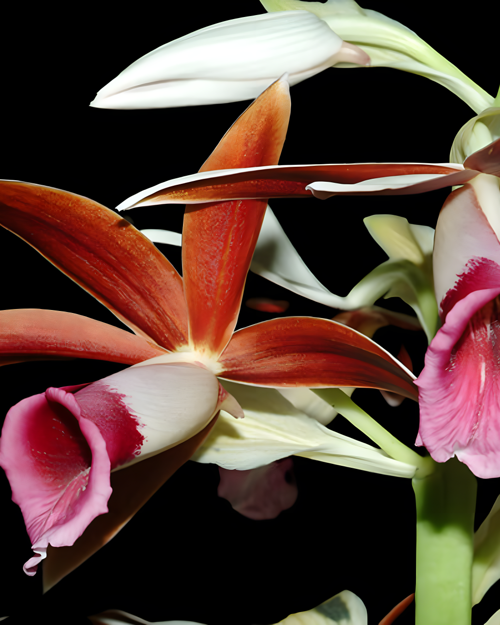 Rare Phaius Tankervillae Ground Orchids for Exotic Gardens