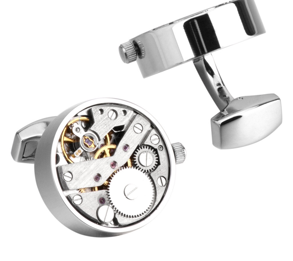 Automatic Watch Movement Cufflinks - Unique & Stylish