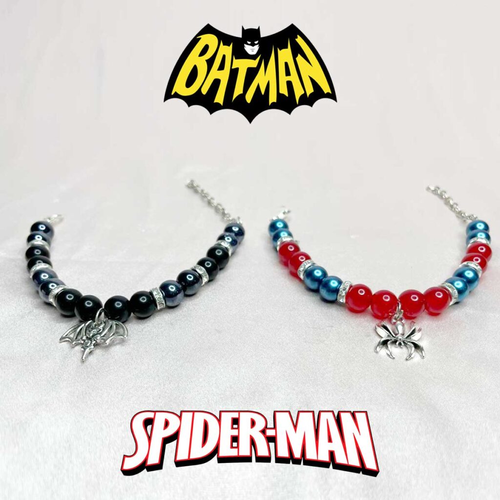 Batman X spiderman broski matching bracelet - KNYARi