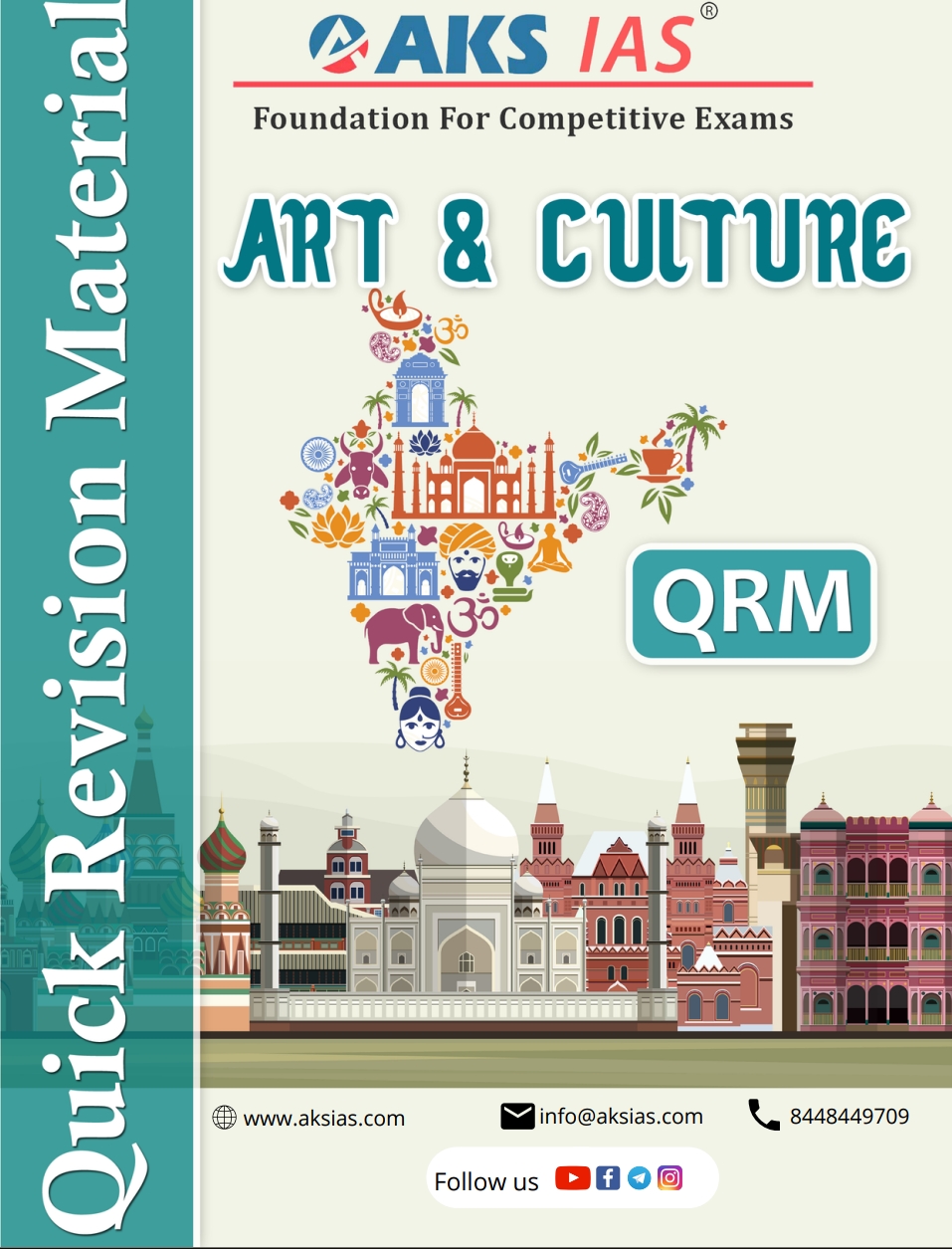 Art and Culture Quick Revision Material xerox book by AKS IAS in English medium - Target Groups 123