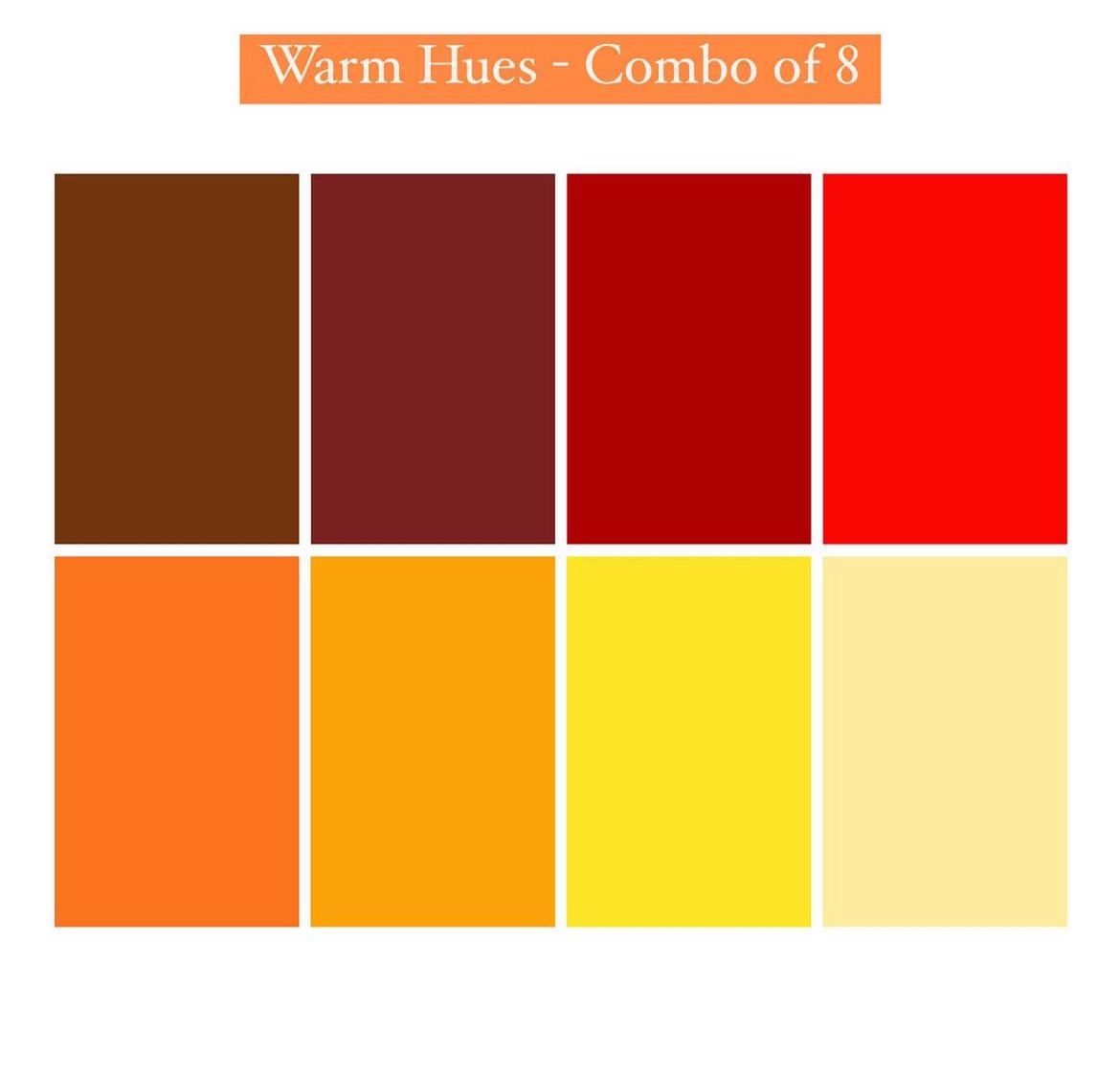 Warm Hues Solids Combo - Prism Props