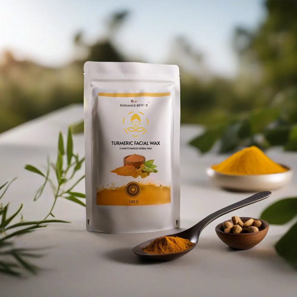 Premium Turmeric Facial Wax Powder for Glowing Skin
