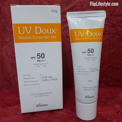 UV Doux Silicone Sunscreen Gel SPF-50 - Serene Derma Store