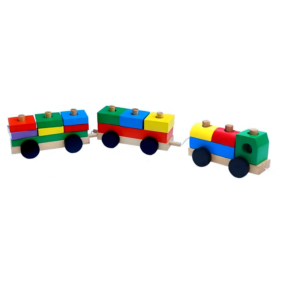 Wooden Block Train - Chotan.in (A Product of KickMark India)
