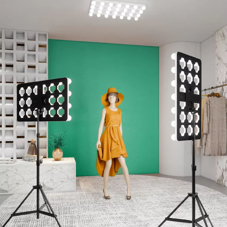 GIFTMAX New LED Light Soft Box Studio Light Photography Kit Full ...