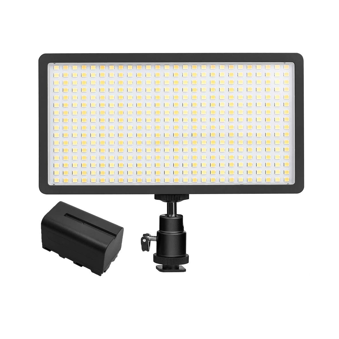 PHOTOMAX Bi-Color Dimmable Pro LED 416 Video Light Pocket LED Slim for ...