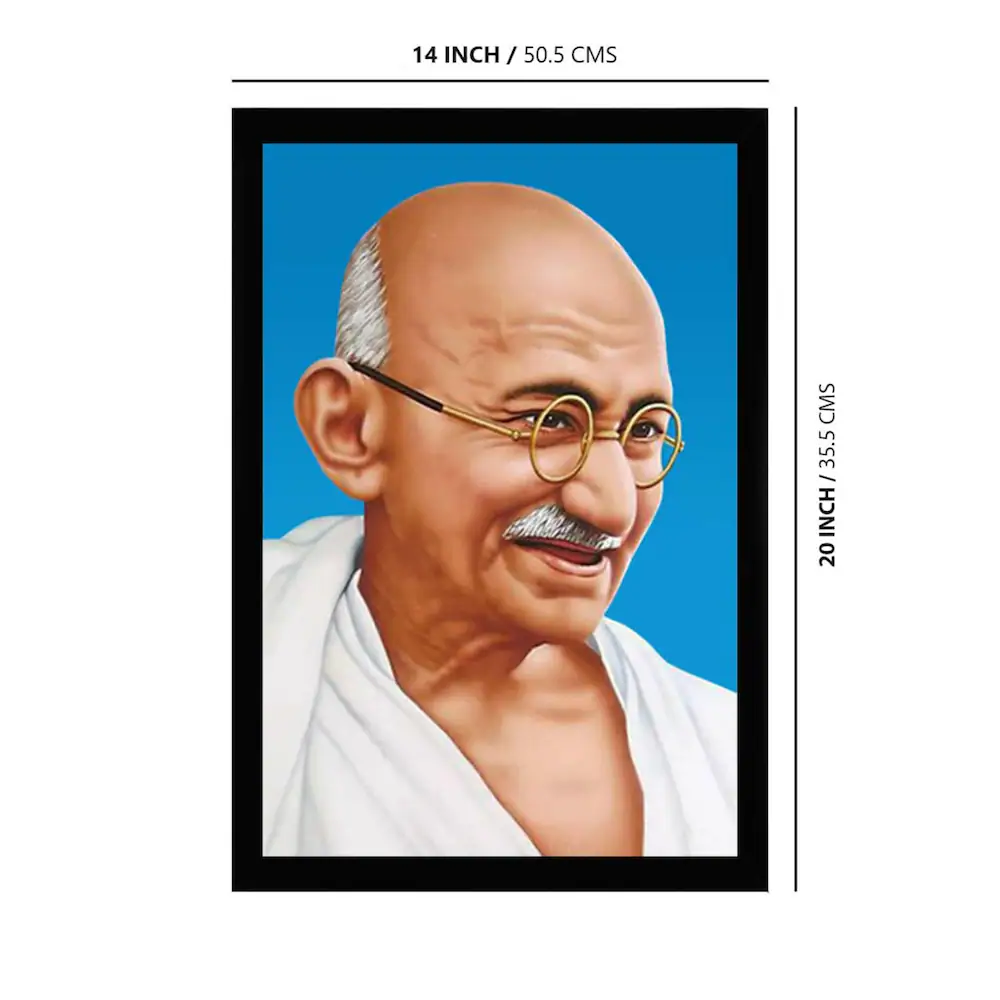 Dharvika Innovations Mahatma Gandhi Ji Photo With Frame | Gandhiji ...