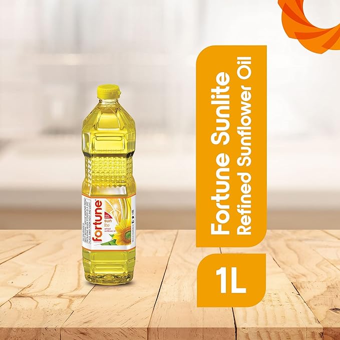 Fortune Sun Flower Oil 1 Ltr - Chandigarh Distributors (Wholesale Only)