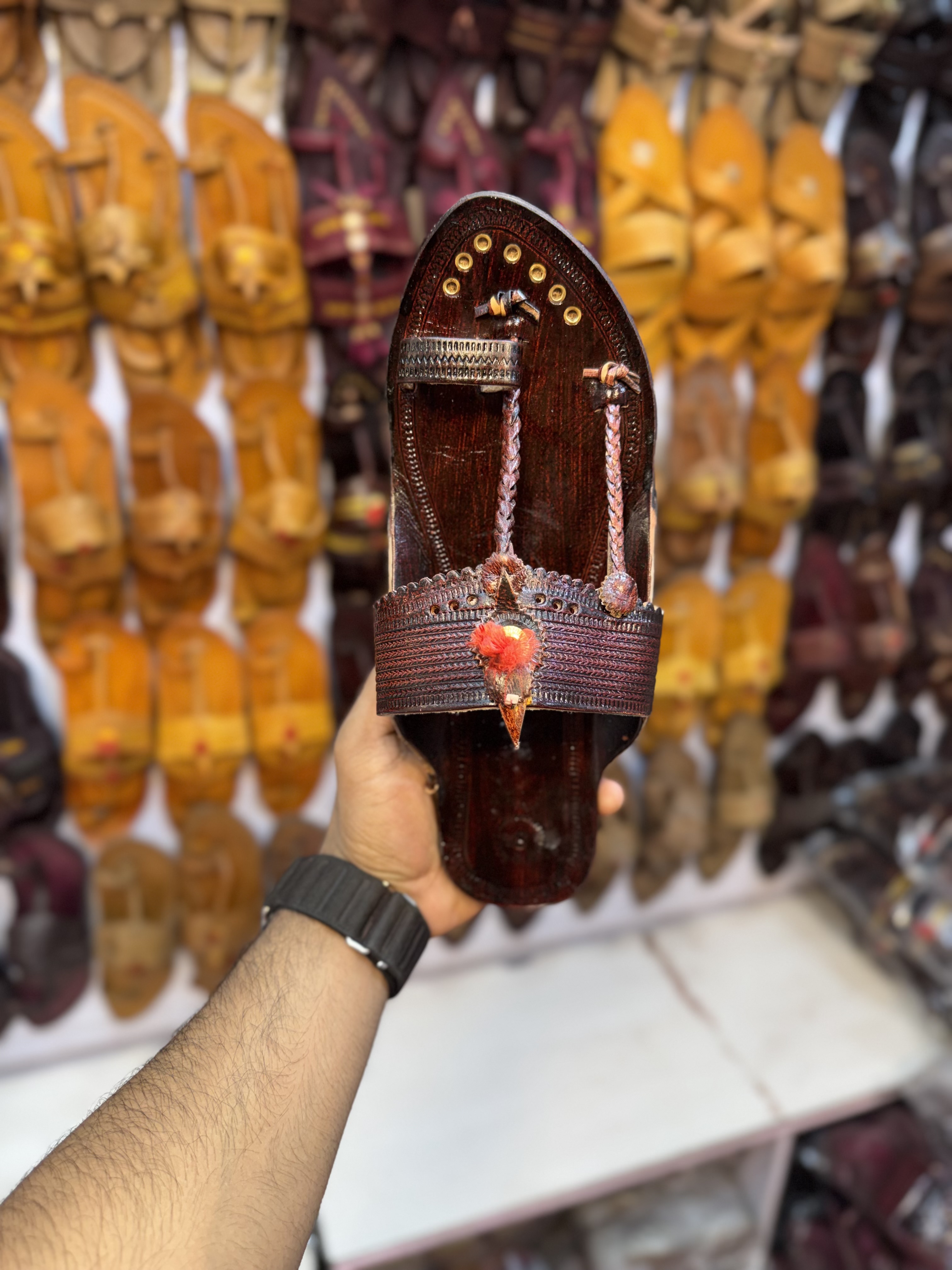 Np pudha brown colour - Kala Chappal