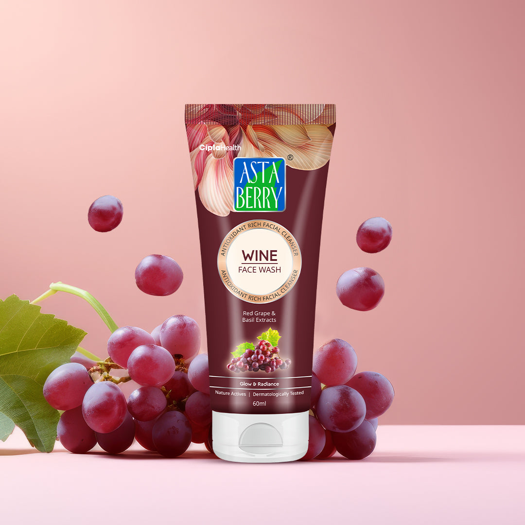 Wine face wash , for all skin types || 100% Organic - Sweplle Fashion