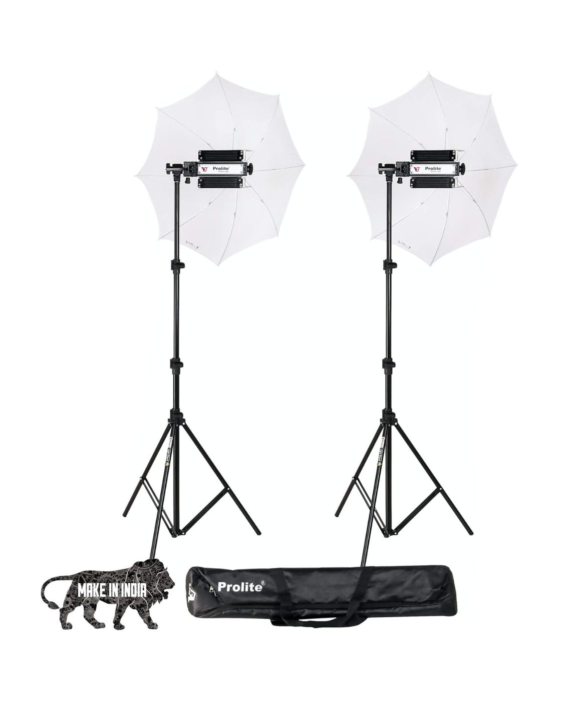 Prolite Porta Kit with Pair of Light Stands (9 feet)