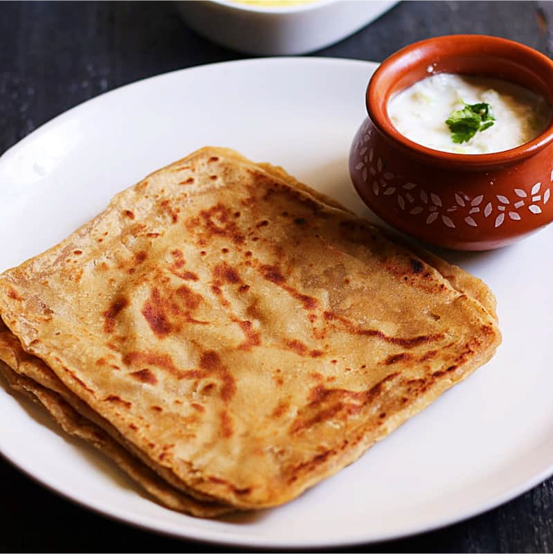 Plain Paratha - Jyoti's Vegetarian