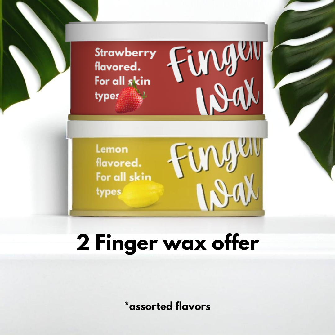 Two Finger wax Assorted flavors - Wax Bee - Your Skin Partner