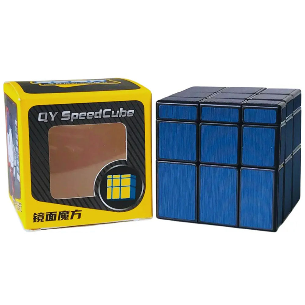 QiYi Mirror Puzzle Cube 3x3x3 Speed Cube, Blue