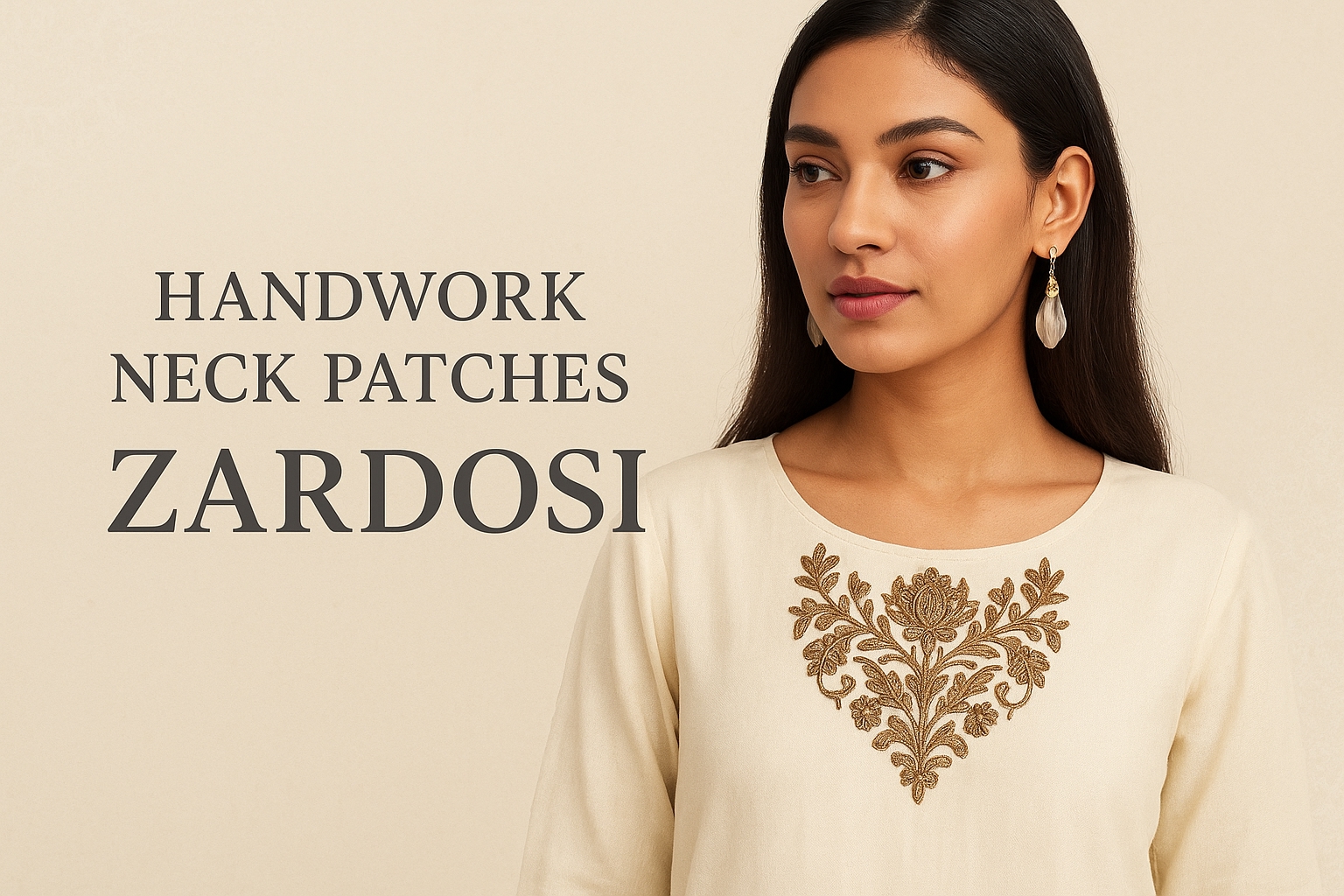 Handwork Necks & Patches - GLOBAL LACE HOUSE