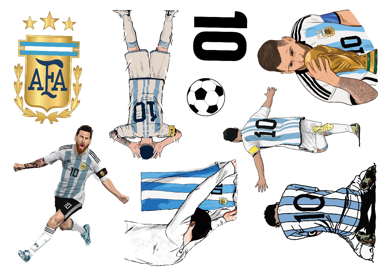 Messi | Sheet Sticker - Namu Customs