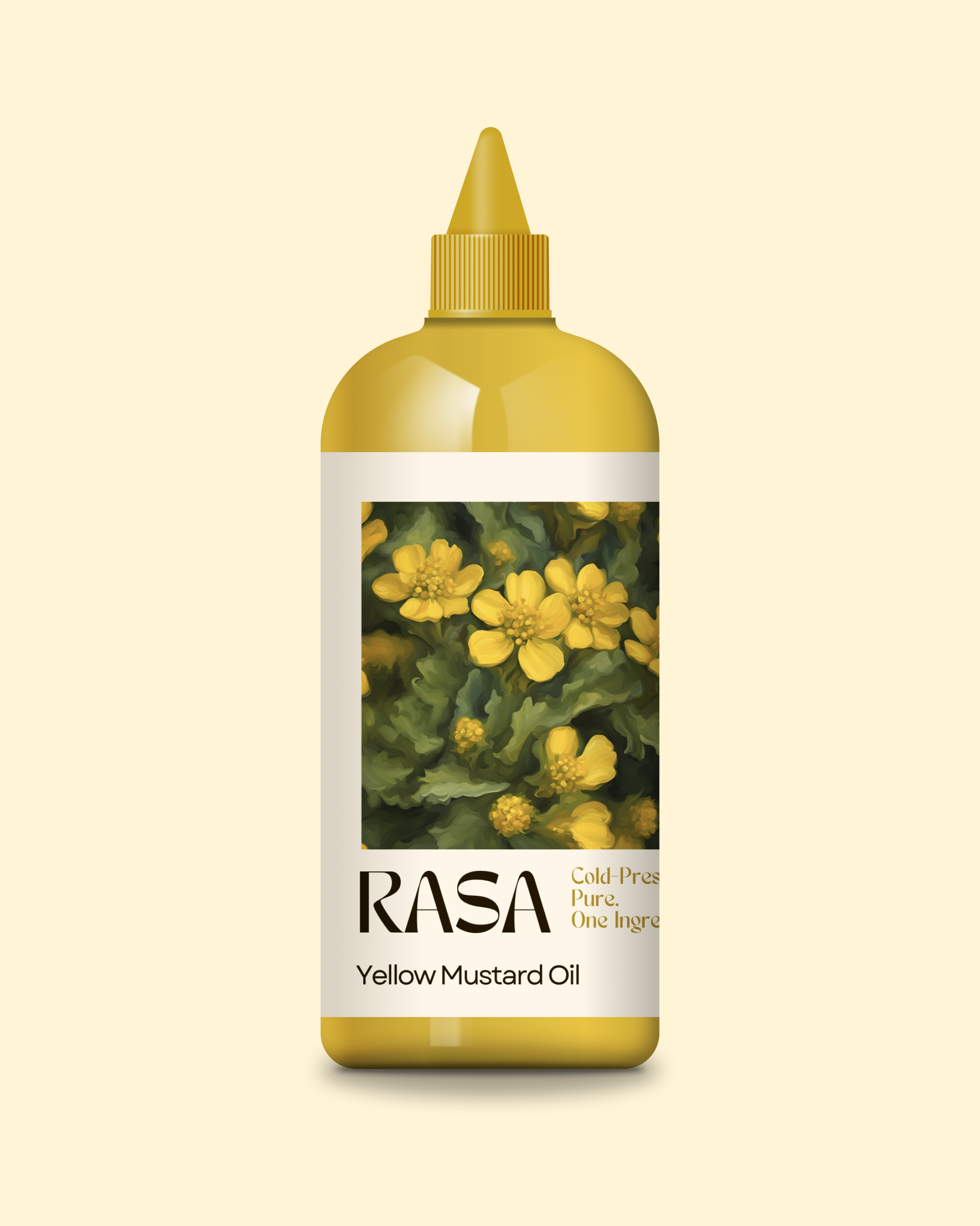Yellow Mustard Oil - Rasa Cold Pressed Oils Inc.