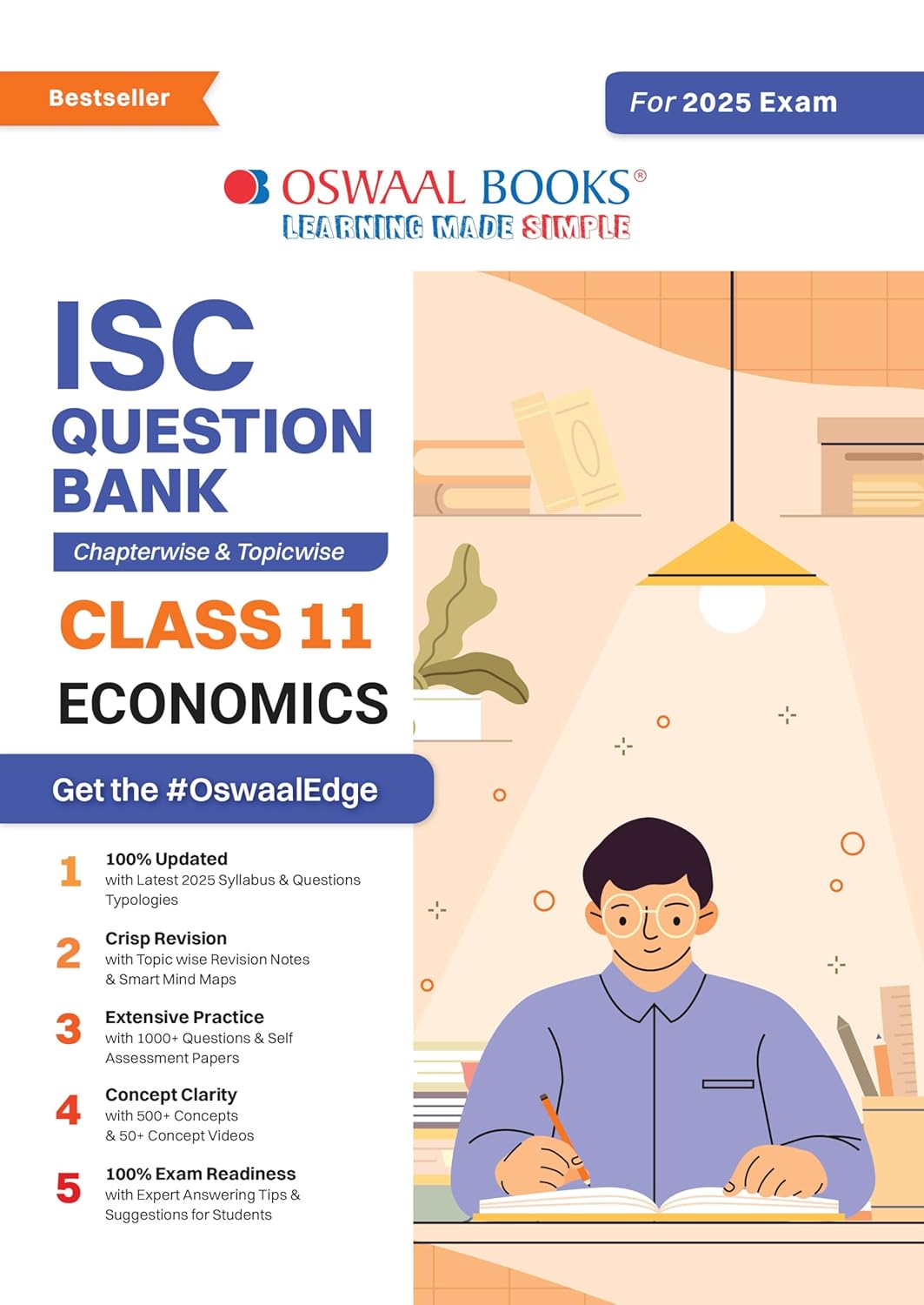 Oswaal ISC Question Bank Class 11 Economics For 2025 Exams