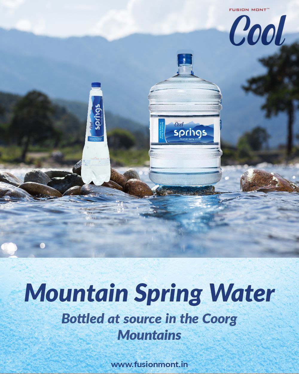 Cool Mountain Spring Water - Cool by Fusion Mont
