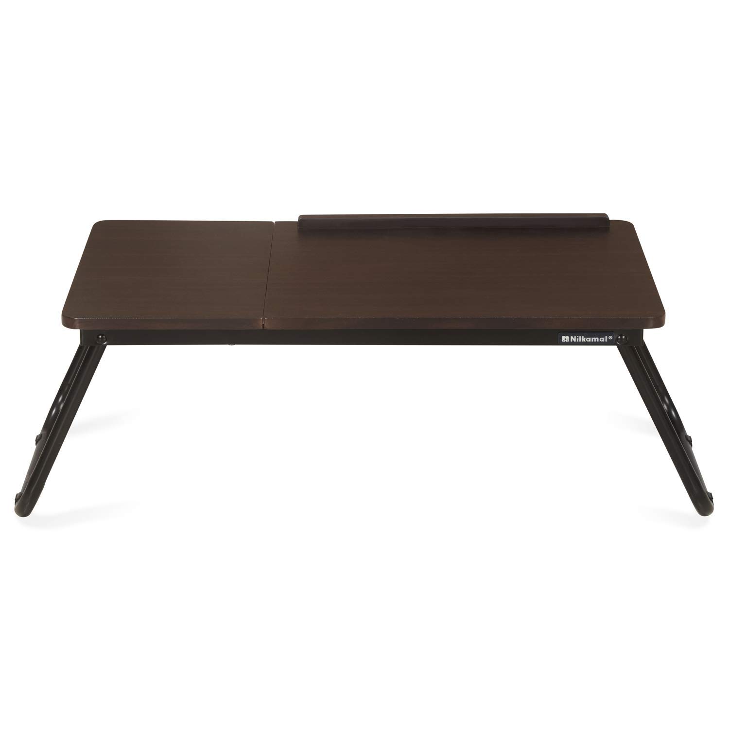 Nilkamal Inspiron Portable Laptop Table (Walnut, Polyvinyl Chloride ...