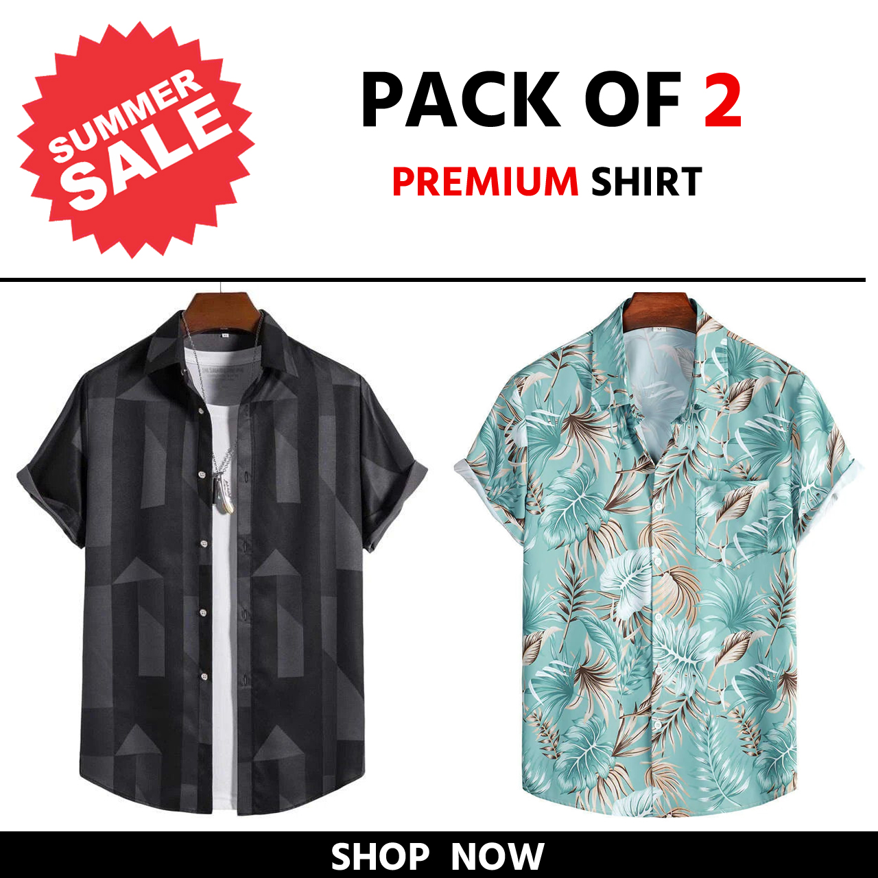 Men Stylish Printed Shirt Combo-104 - Davis Men Shirt