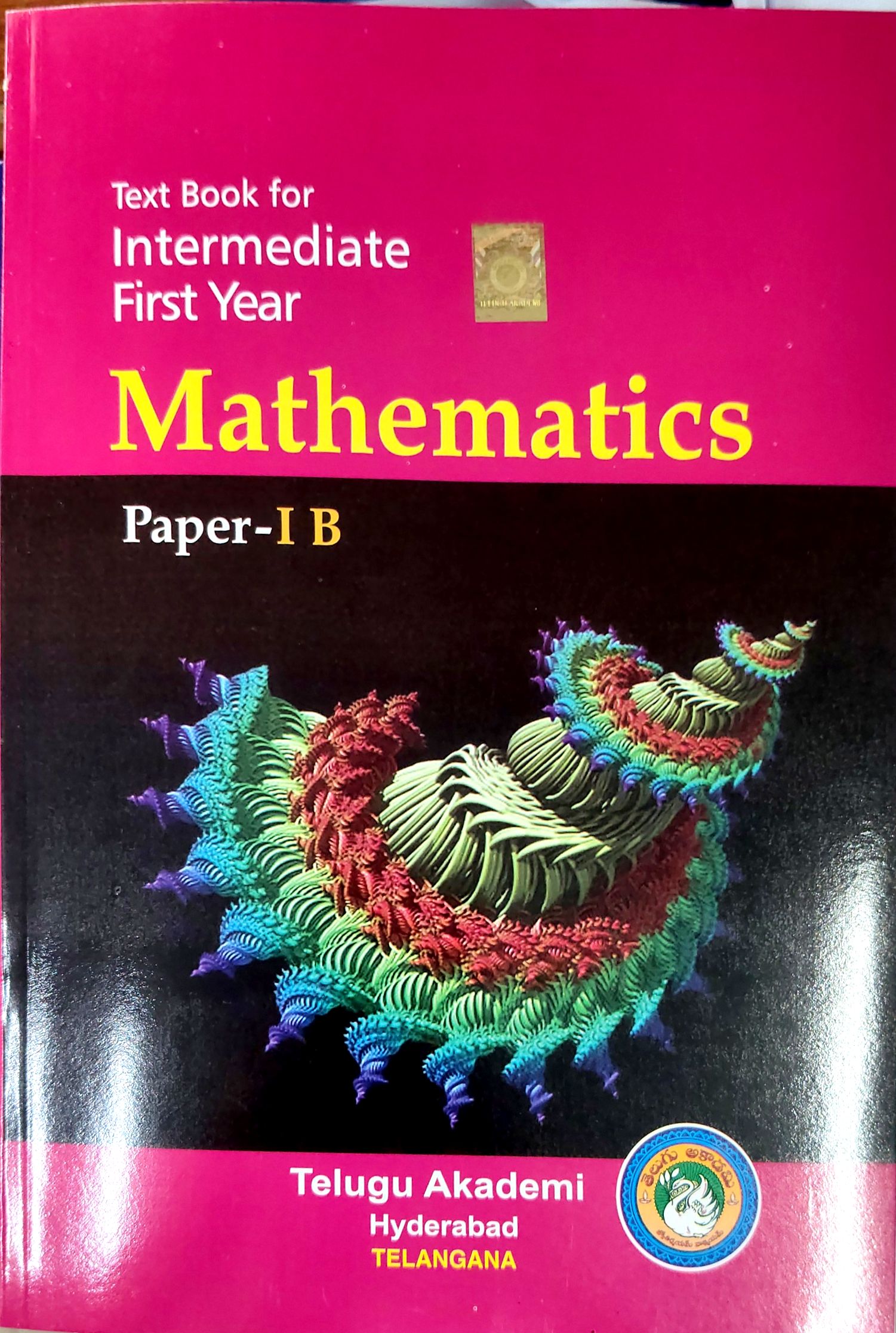 Text book for intermediate 1st year Mathematics paper 1B by Telangana ...