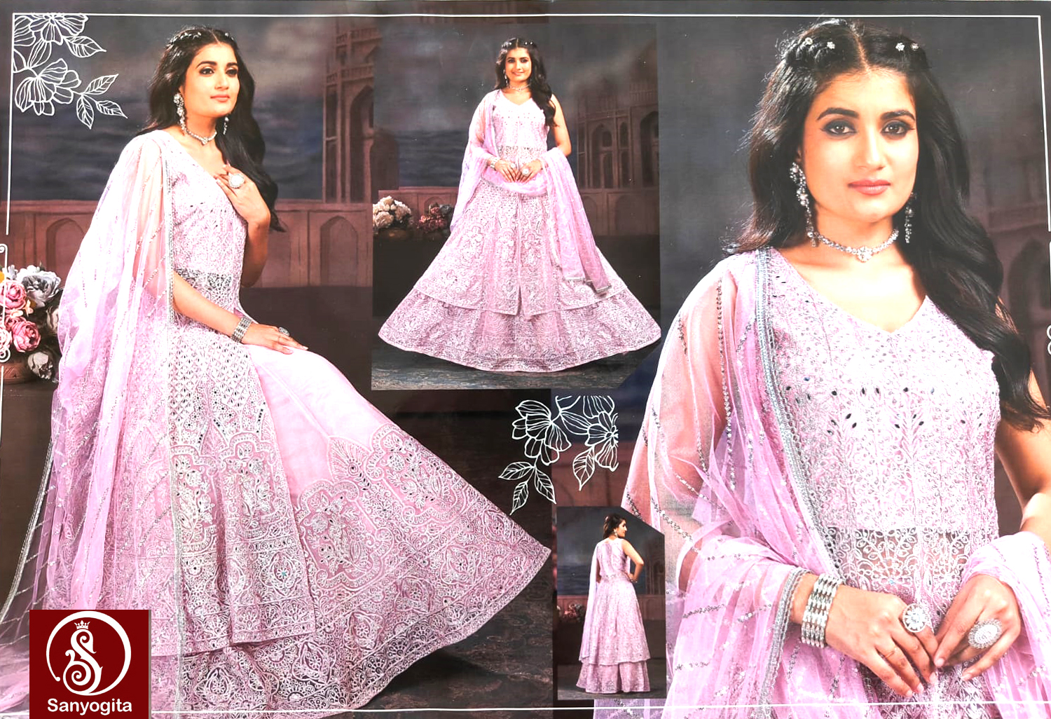 MASTANI CUT KURTA WITH LEHENGA - Sanyogita